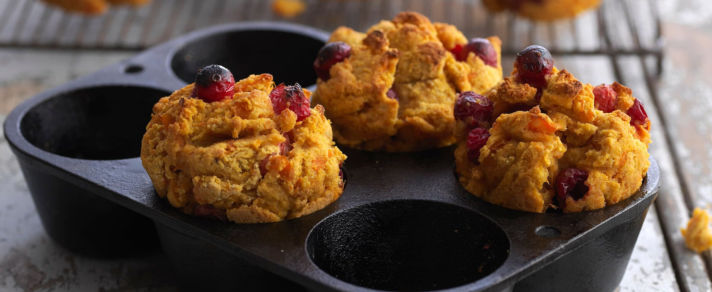 Sweet Potato and Cranberry Drop Biscuits | Naturipe Farms Fresh Berries